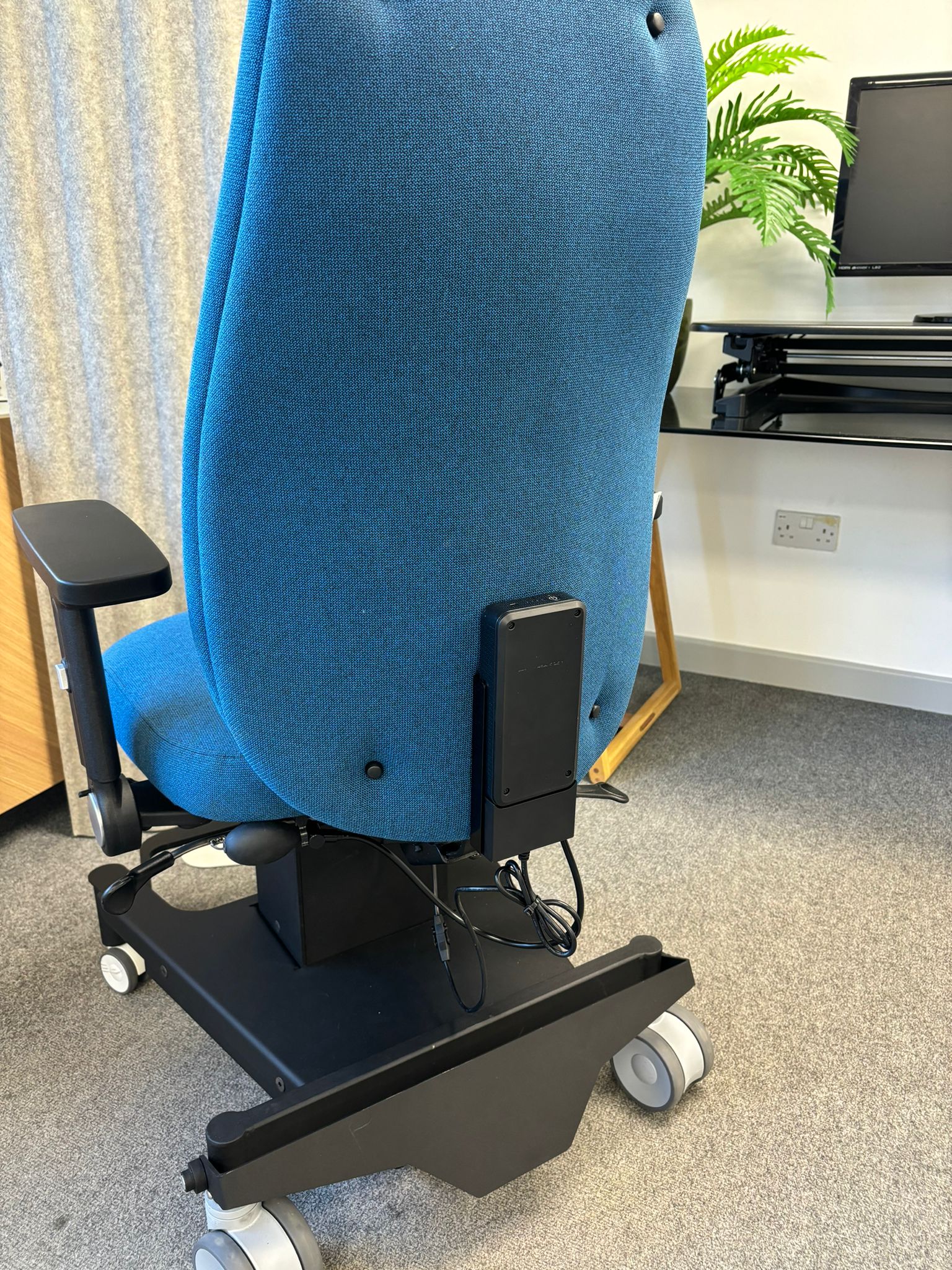 Ergonomic disability inclusive adjustable wireless work chair